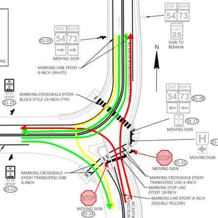Schedule and Traffic Impacts – WIS 54, Swanson Road and Seneca Road
