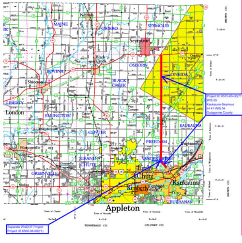 Project Overview – WIS 55 – Outagamie County