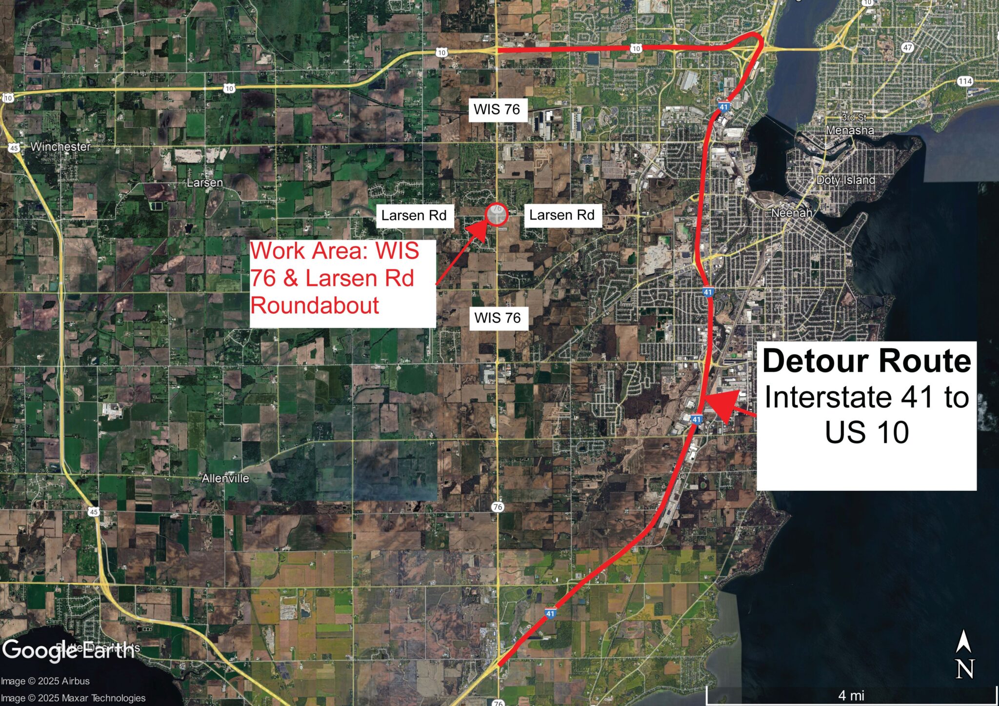 Project Overview – WIS 76/Larsen Road Intersection