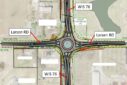 WIS 76/Larsen Road Intersection – Roundabout Construction